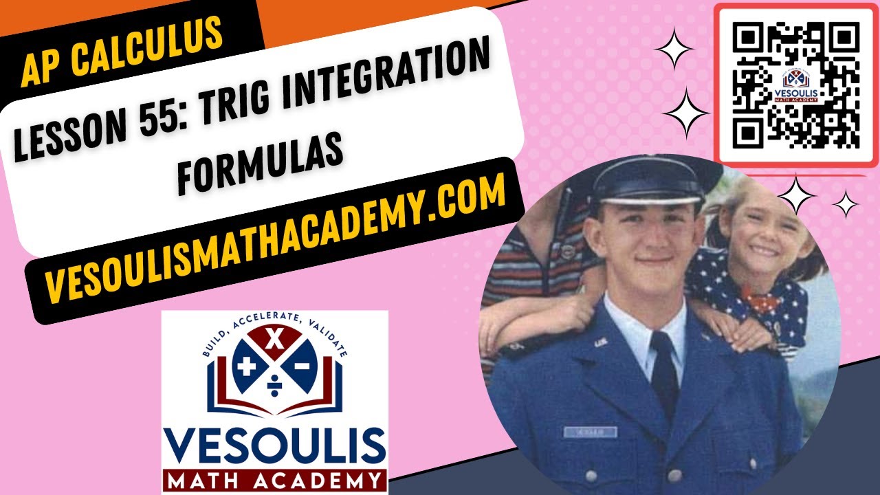 AP Calculus: Lesson 55-Trig Integration Formulas - YouTube