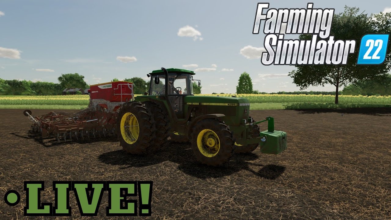 Farming Simulator 22 Planting Canola! Rolling And Liming The Fields ...