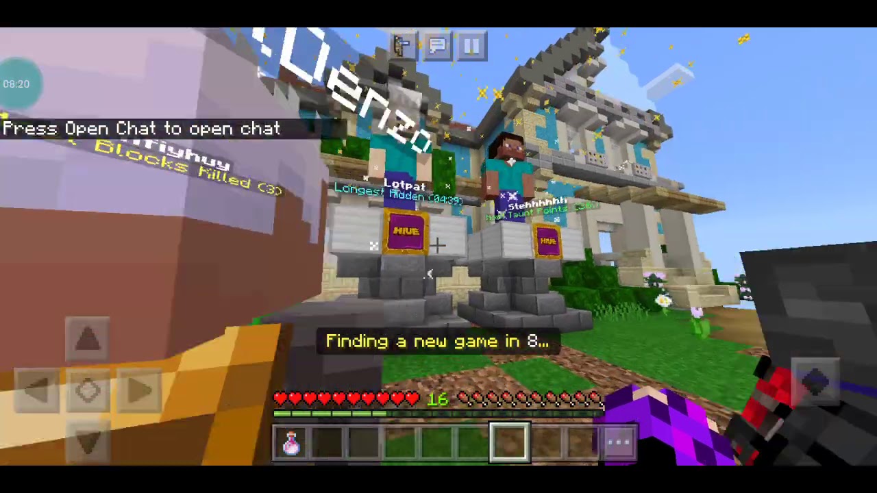 Playing Hide & Seek in Hive minigames. - YouTube