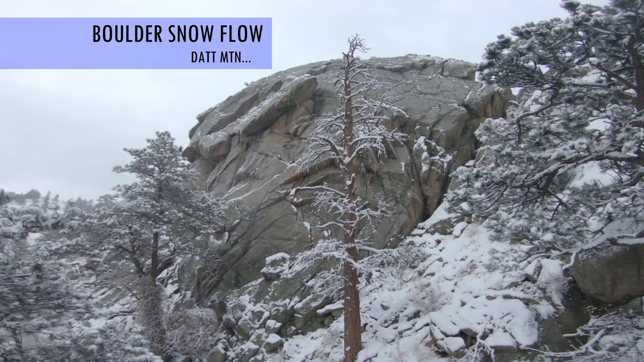 Boulder Snow Flow - YouTube