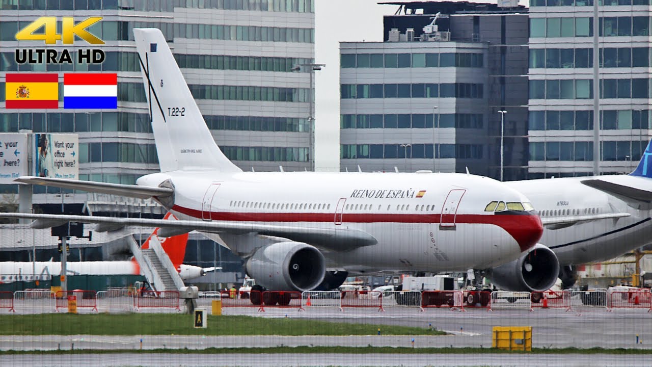 State visit Spanish King Felipe VI | Airbus A310 'Reino de España ...