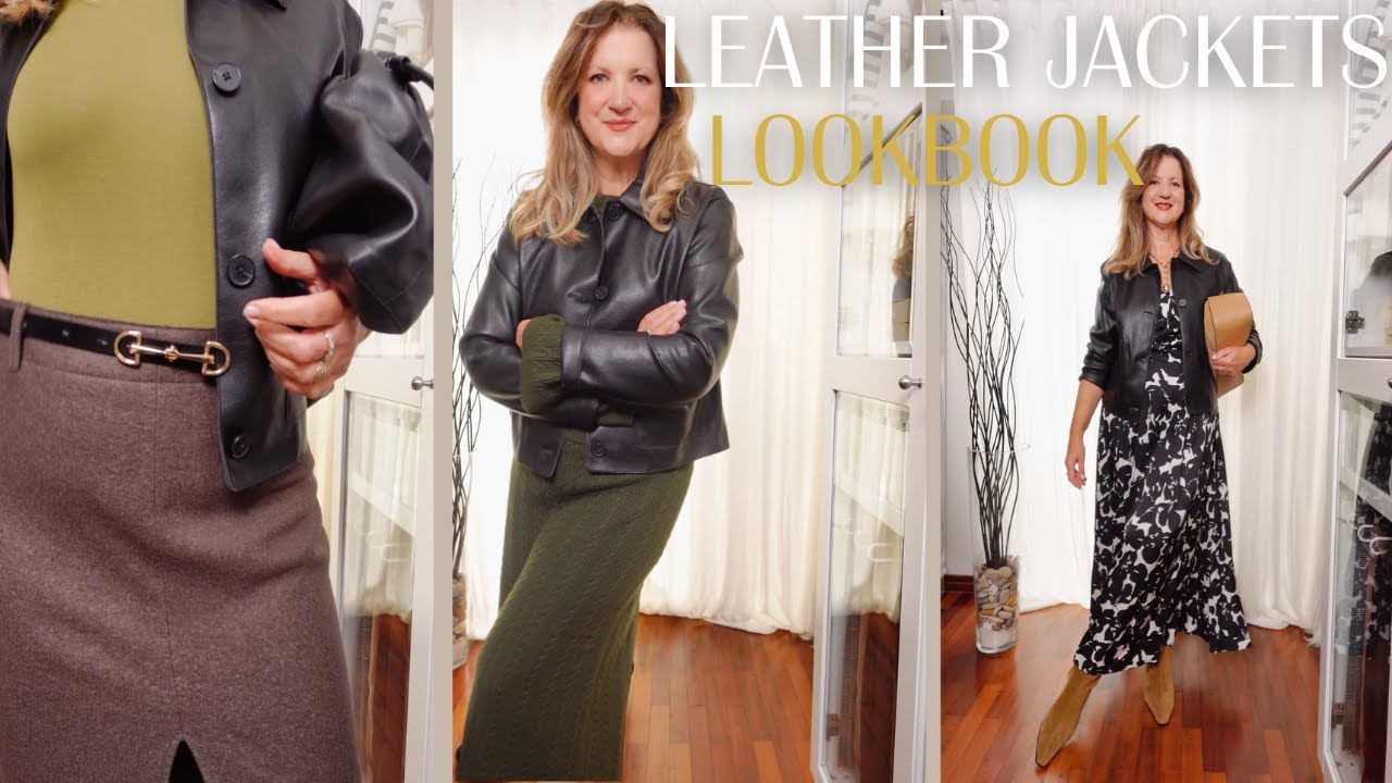How to Style Leather JACKETS to Modernise your Autumn WARDROBE | Fall ...