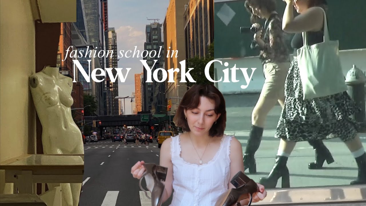 fashion school in nyc: the first week back - YouTube