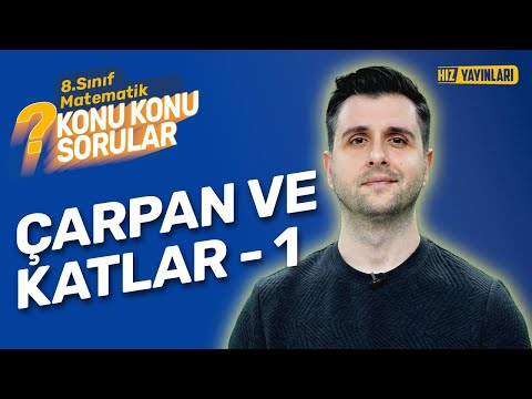 Konu Konu Sorular - 8.Sınıf Matematik Soru Çözümü - Çarpanlar ve Katlar 1 - LGS 2024 - #1