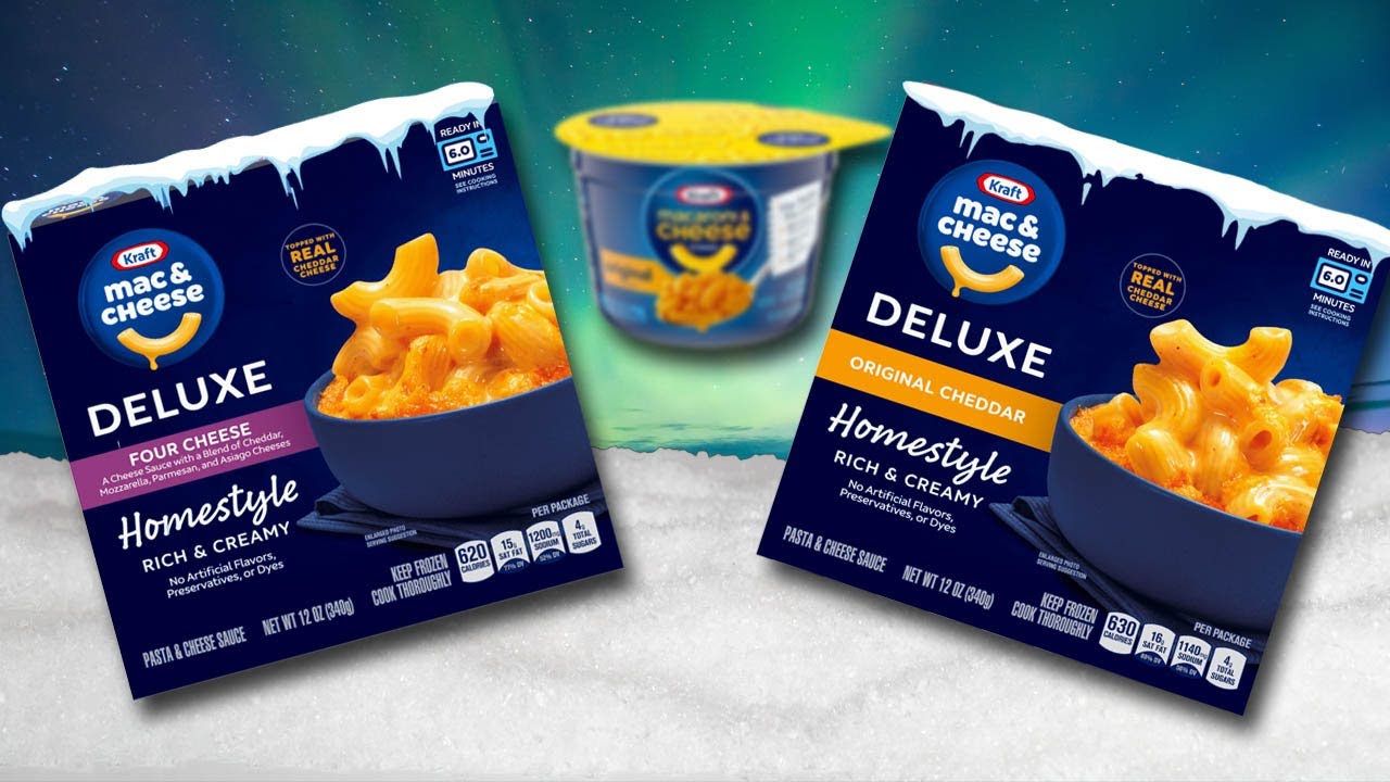 Kraft FROZEN Mac & Cheese (KD) Taste Test! - YouTube