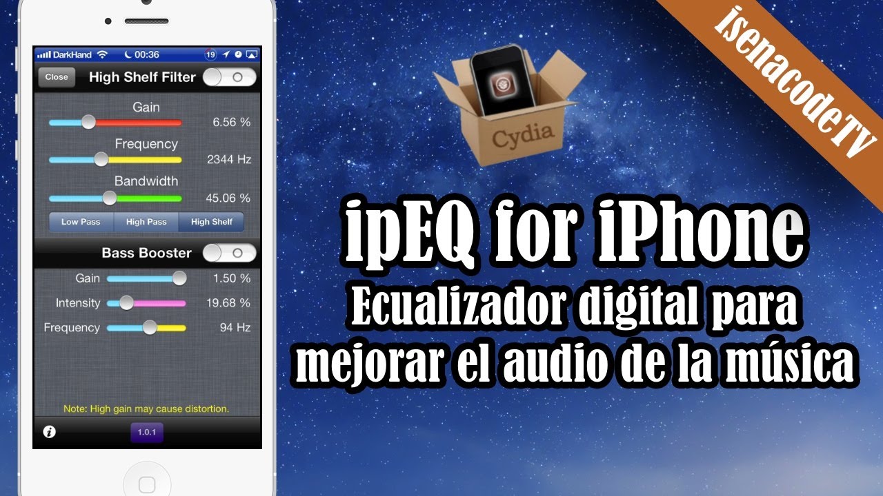 ipEQ for iPhone, mejora el audio cuando escuchas música #Cydia #Tweak # ...