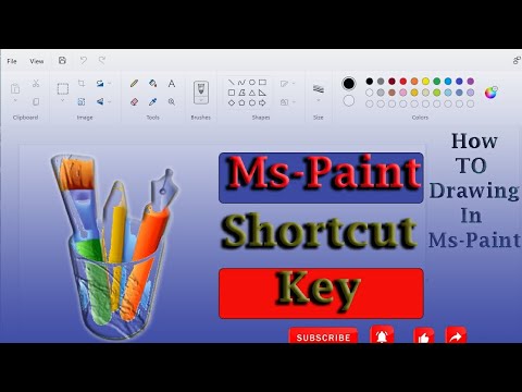 MS-Paint Shortcut Key | Drawing in Ms-Paint| Ms-Paint Video Tutorial ...