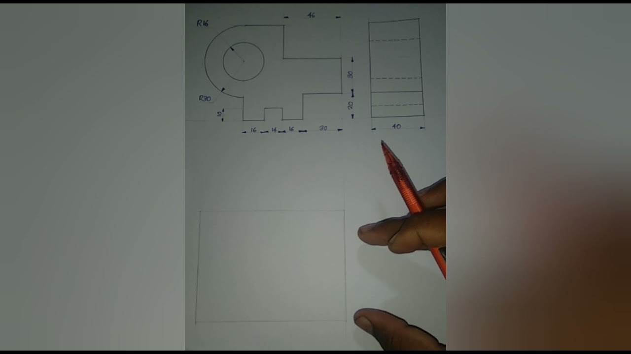 Oblique Projections - Cavalier & Cabinet Projection - YouTube