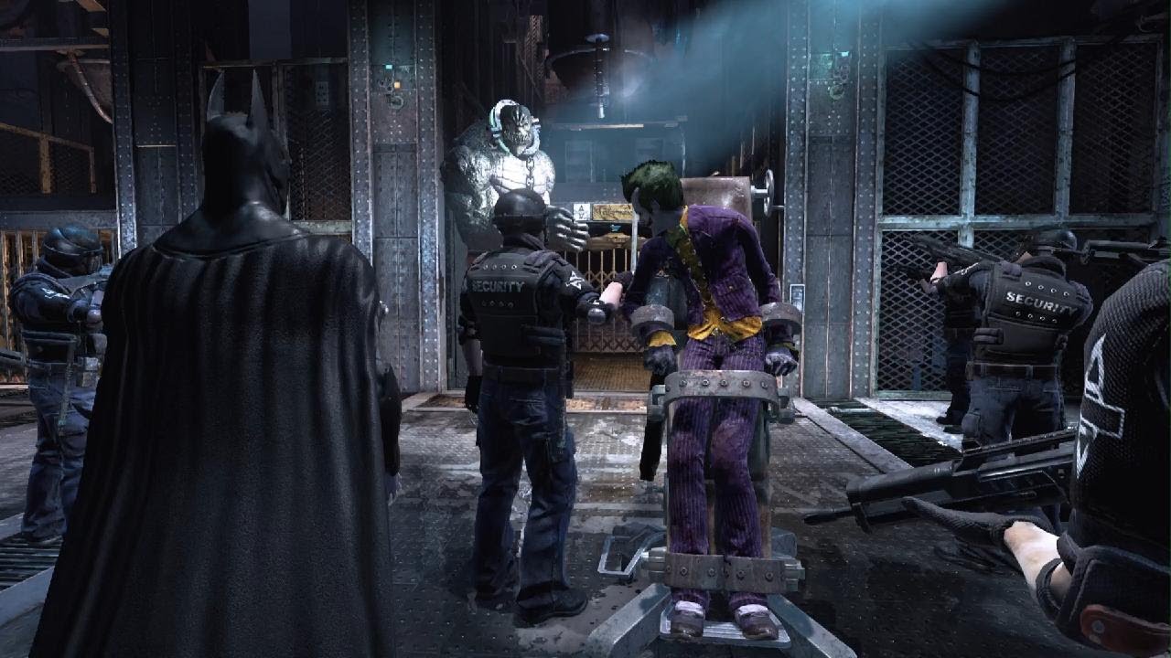 Batman: Return to Arkham Asylum Joker Elevator Scene - YouTube