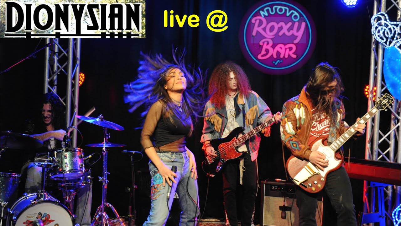 DIONYSIAN col loro Rock "spettinano" il Nuovo Roxy Bar 10.1.24 - YouTube