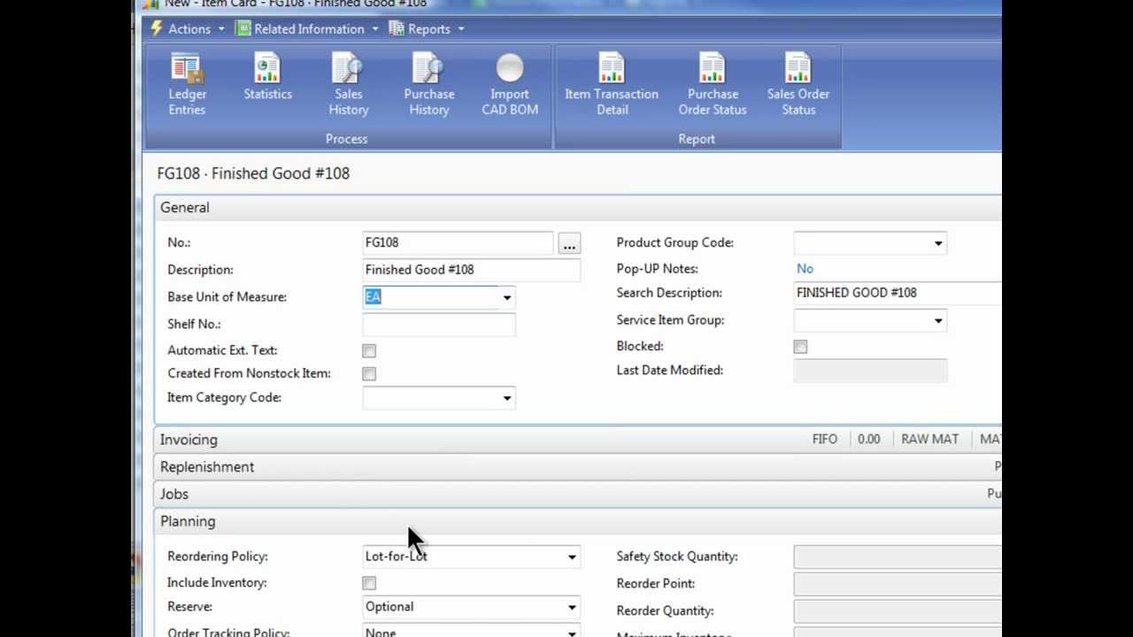 CAD File to Job Manager for Dynamics NAV - YouTube