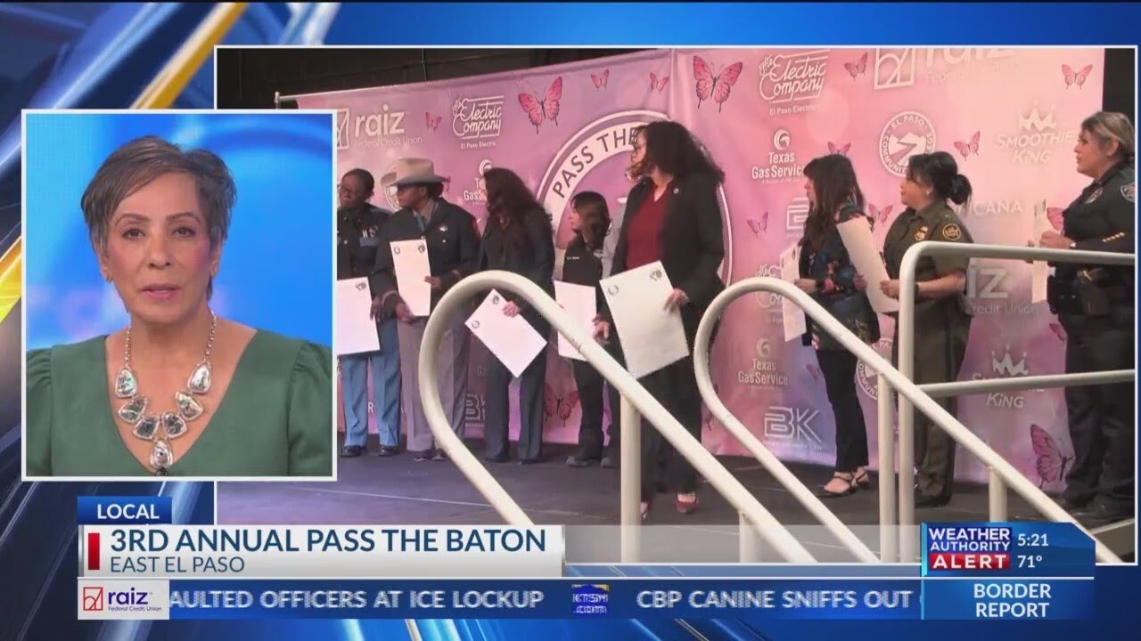 3rd annual 'Pass the Baton' event held Friday - YouTube