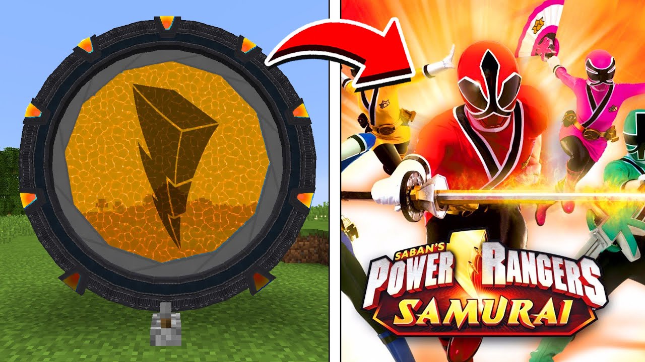 PORTAL DOS POWER RANGERS SAMURAI NO MINECRAFT ‹‹ P3DRU ›› - YouTube