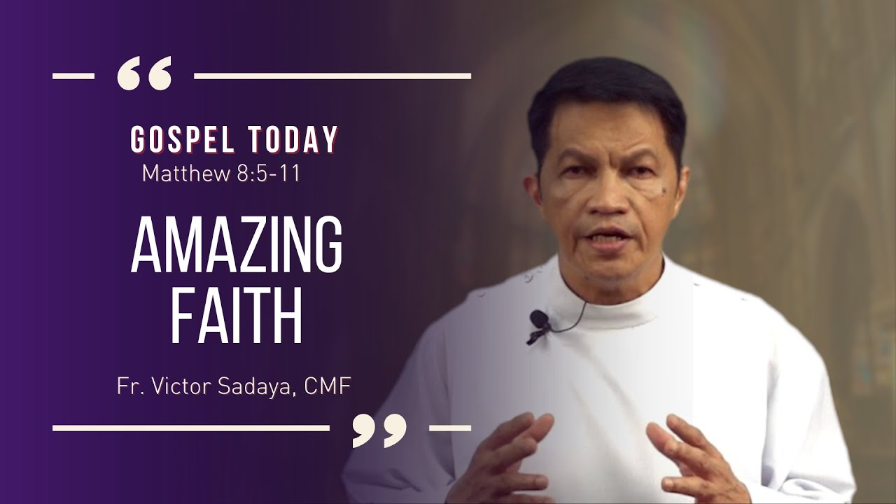 AMAZING FAITH | HOMILY OF THE DAY | December 4, 2023 - YouTube