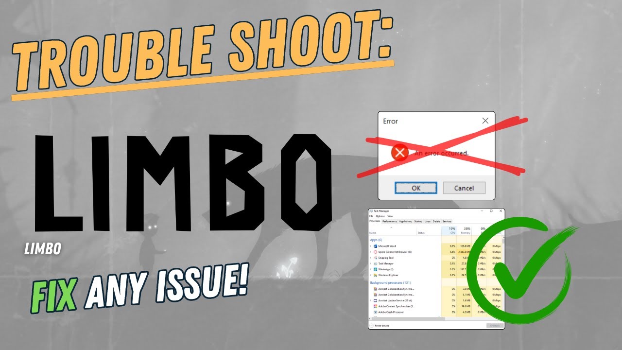 LIMBO – How to Fix Crashing, Lagging, Freezing, black screen…– Full ...