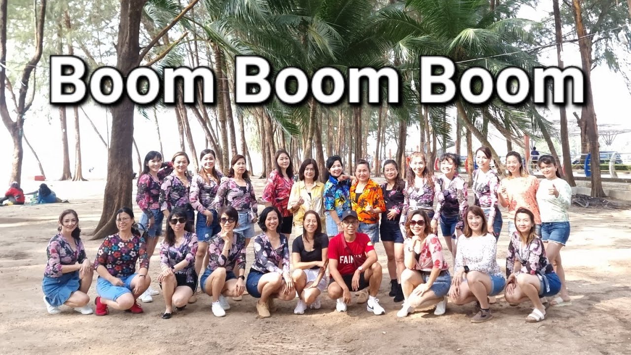 Boom Boom Boom - Line Dance (Beginner) - YouTube