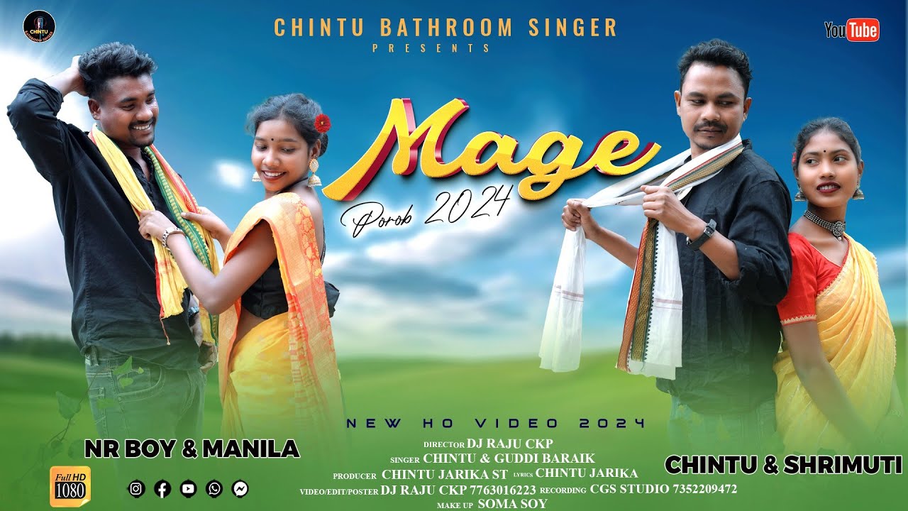New ho video 2024||New ho mage porob song||ho traditional song||chintu ...