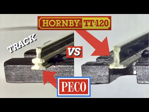 Peco vs Hornby TT:120 Model Railway Track Profiles | ml7
