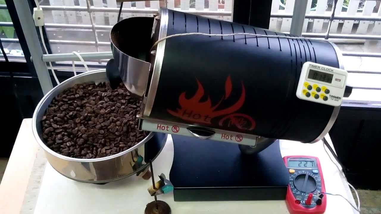 Rotate Fun 300 coffee roaster - YouTube