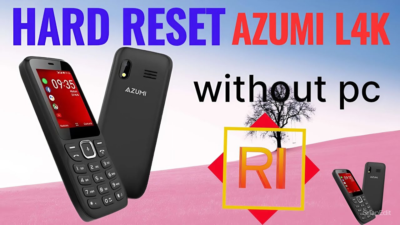 Hard reset AZUMI L4K without pc - YouTube