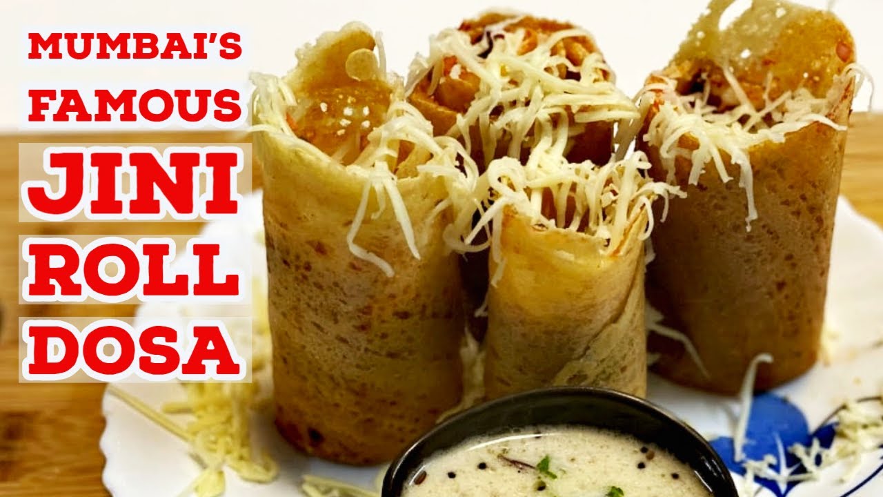 Jini roll dosa recipe - Try Once | jini dosa recipe | Dosa recipe ...