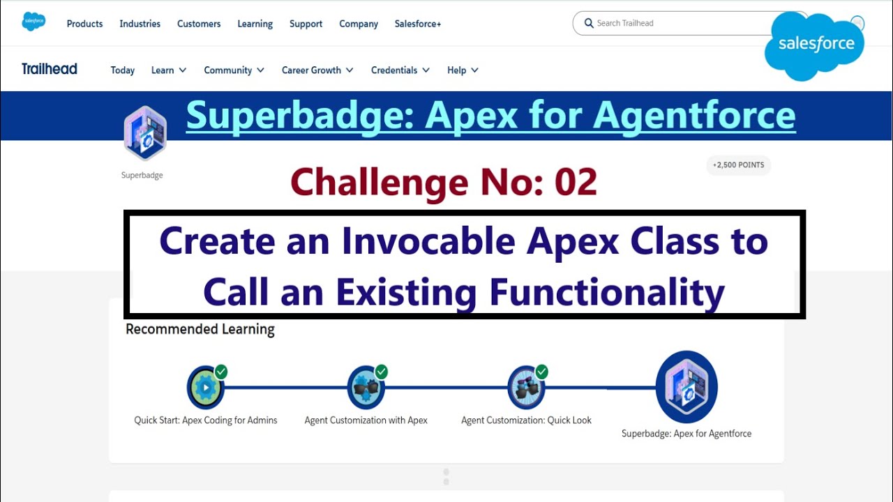 Create an Invocable Apex Class to Call an Existing Functionality ...