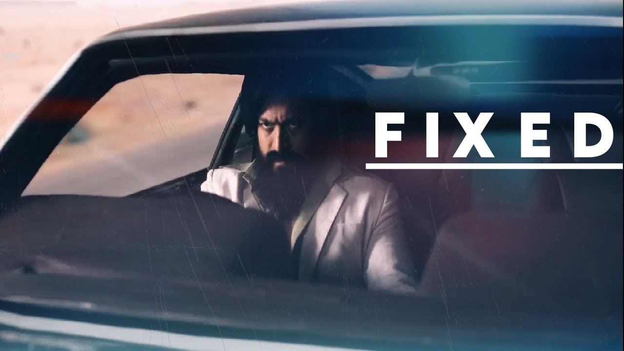 KGF Chapter 2 Car Chase Scene FIXED....! - YouTube