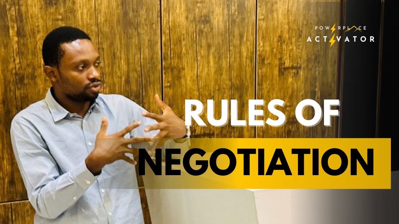 Rules of Negotiation - YouTube