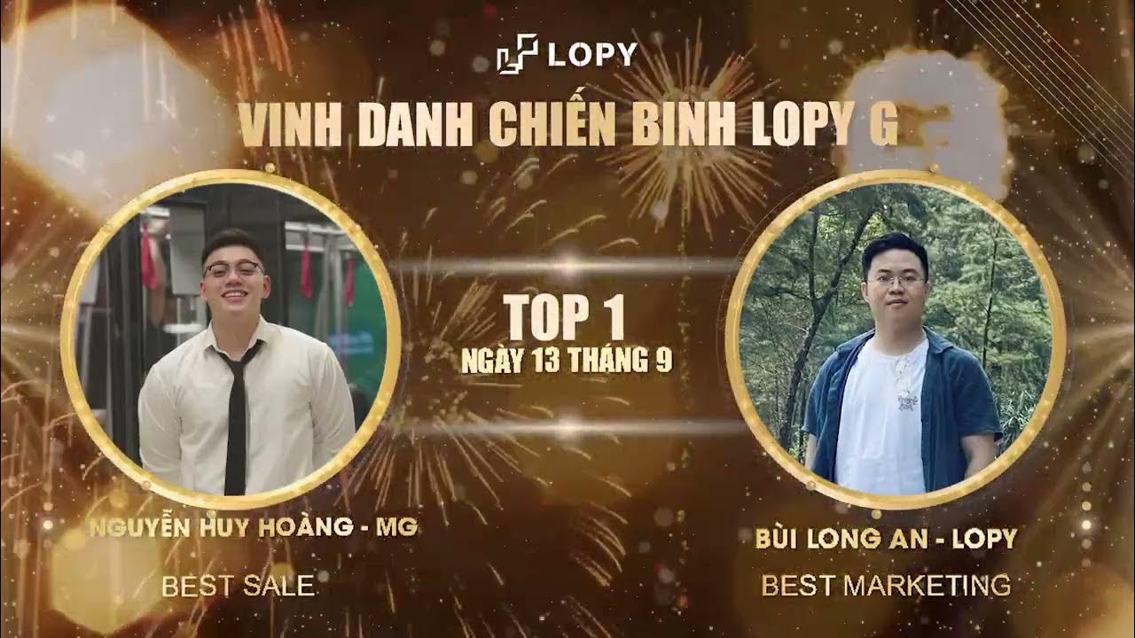 Vinh danh chiến binh Sale và Marketing hệ thống LOPY G | Ngày 13 tháng 9 - YouTube