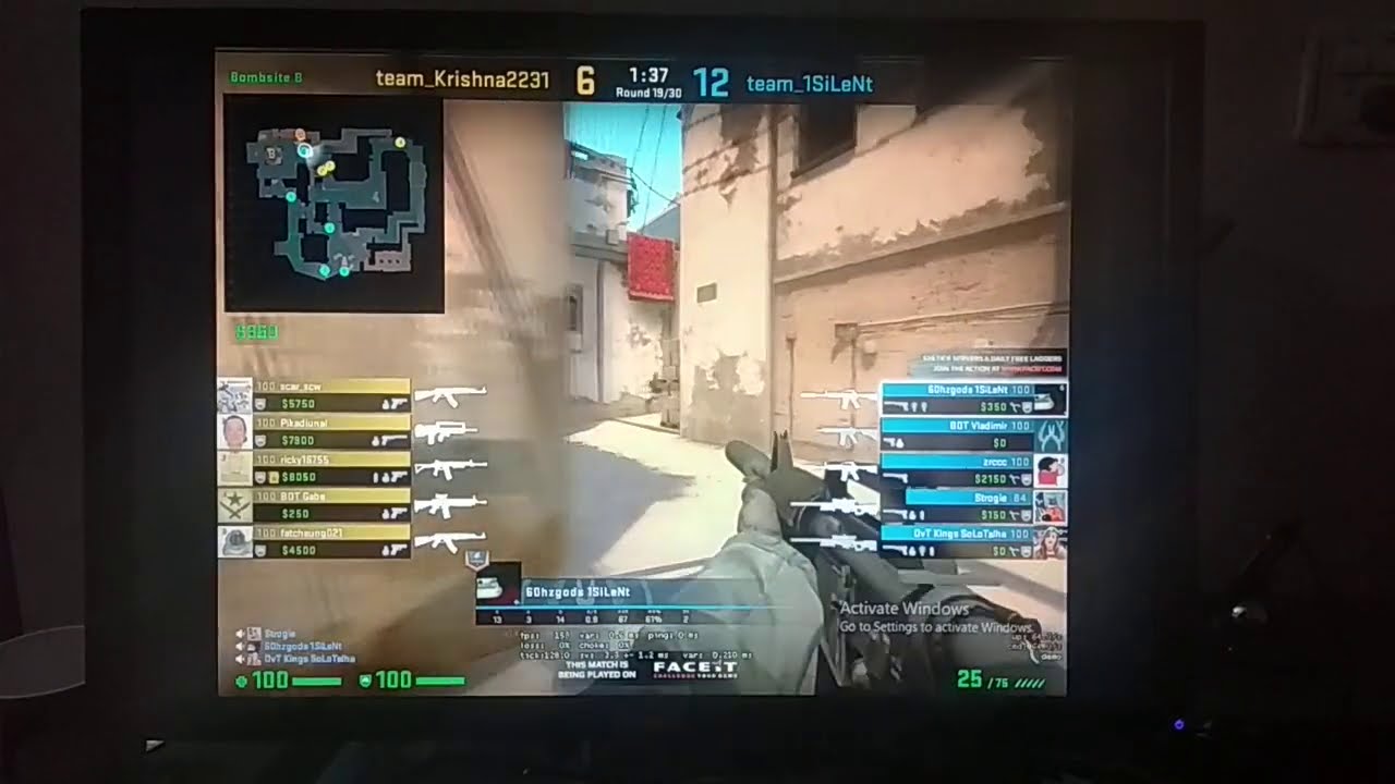 FACEIT Level 6 Gameplays on 150ms PING - YouTube