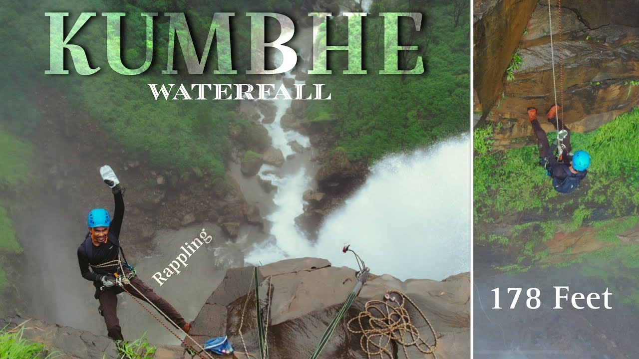 Exploring Kumbhe Waterfall Rappelling | Best Trekking Of Maharashtra ...