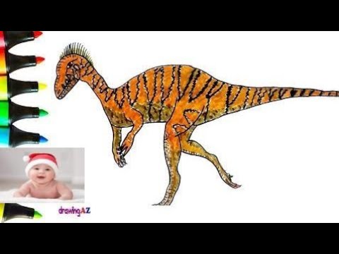 Draw Eoraptor Dinosaur in Jurassic World and Eoraptor Coloring Pages ⚛ ...