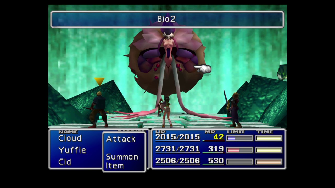 Final Fantasy VII Low level game #26 Jenova Synthesis - YouTube