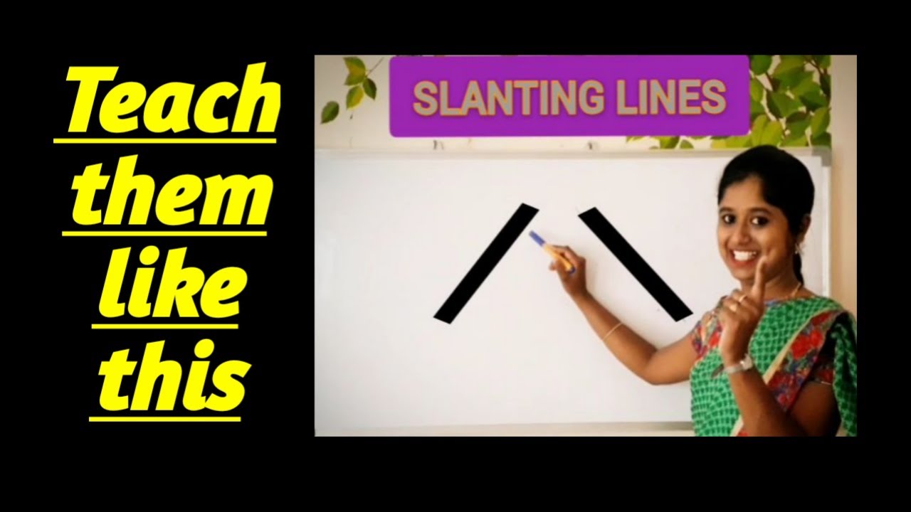 #shradhasclassroom WRITING SKILLS- STROKES-slanting lines - YouTube