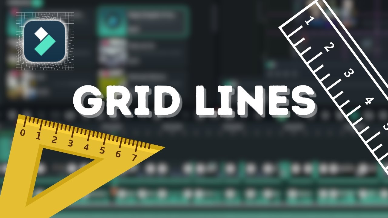 Filmora 13: How to Use Grid Lines - YouTube