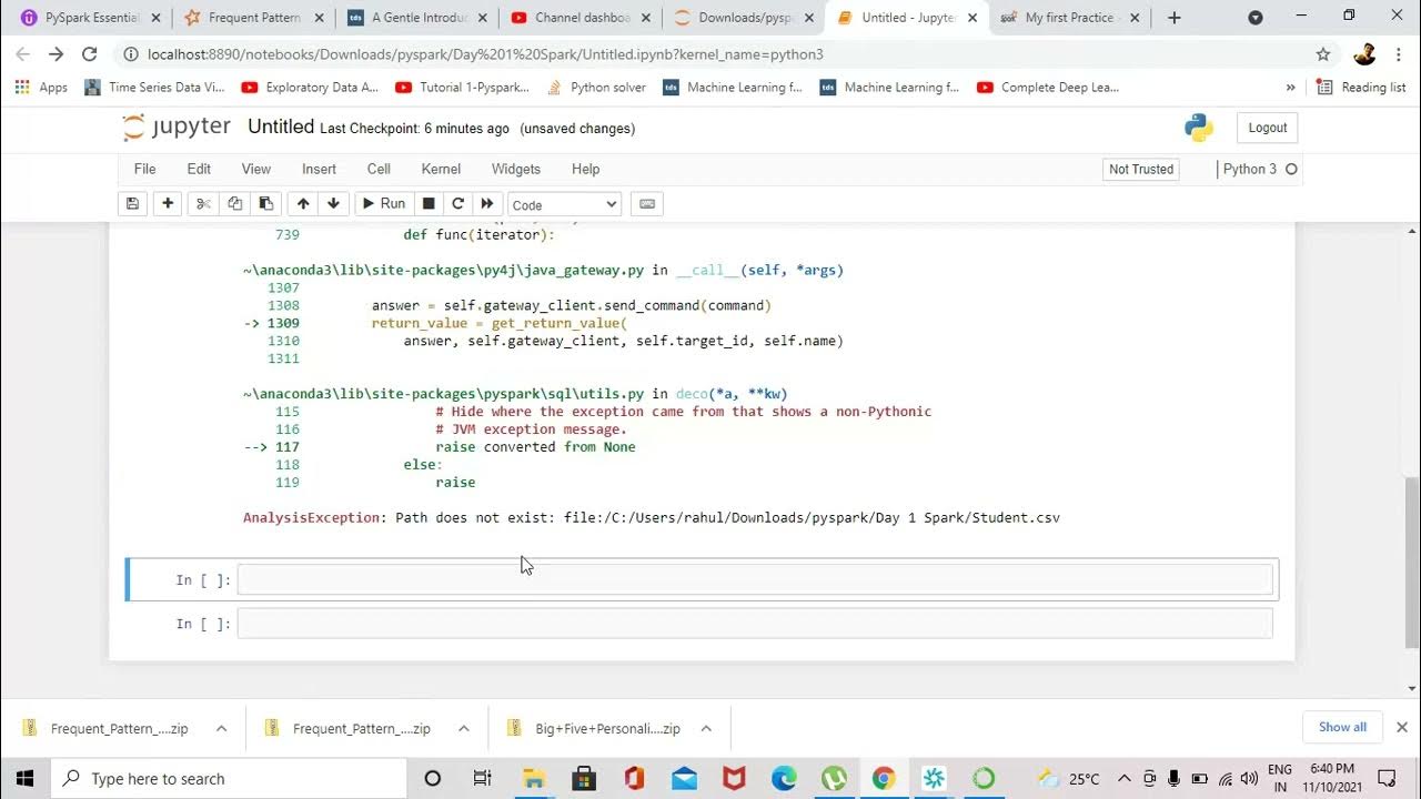 Reading a CSV file using Python PySpark - YouTube