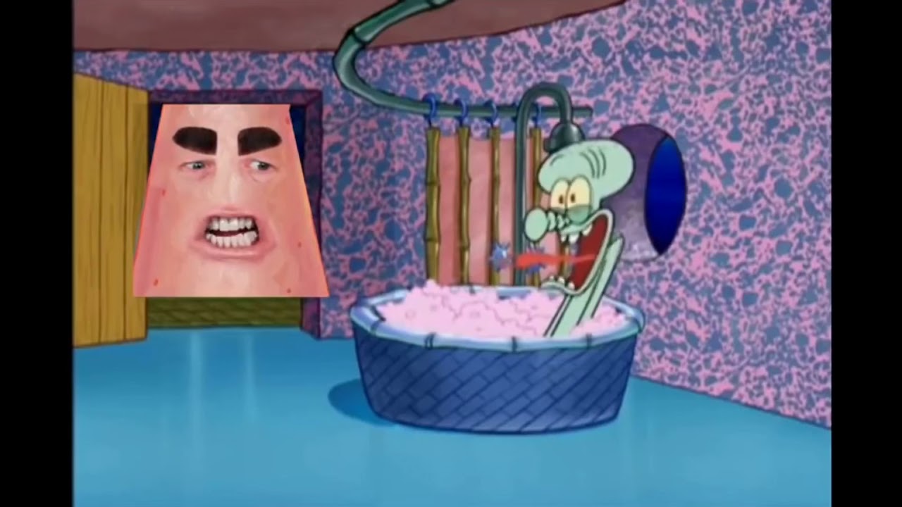 Angry Patrick drops by Squidward’s house. - YouTube
