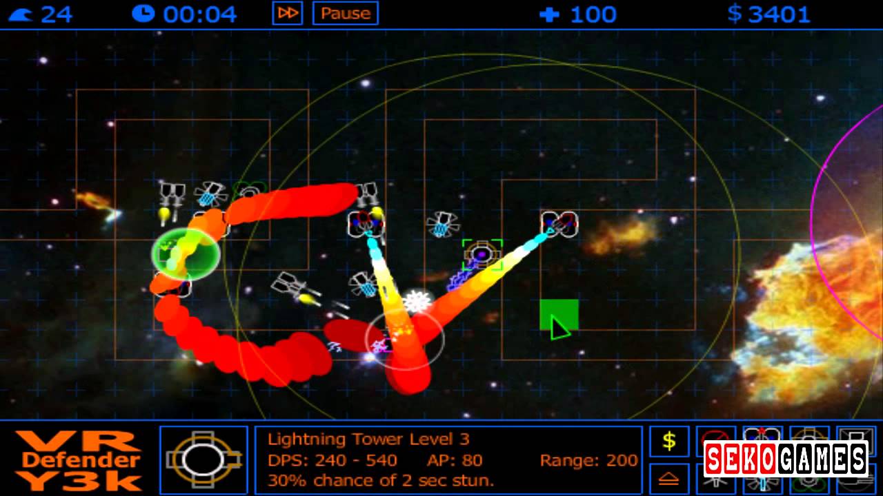 VR Defender Y3K Easy Map Failed at Level 51 - YouTube