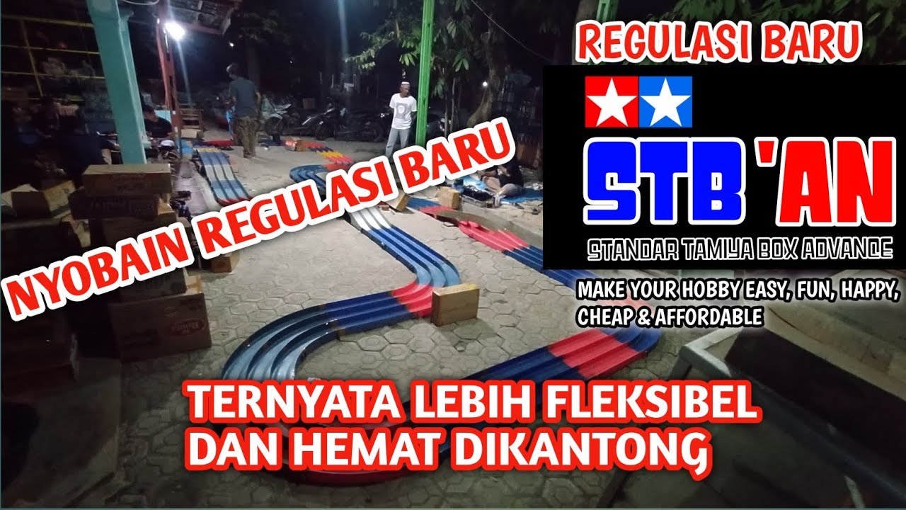 NYOBAIN BALAP TAMIYA PAKE REGULASI BARU TAMIYA STB-AN (STB ADVANCE ...