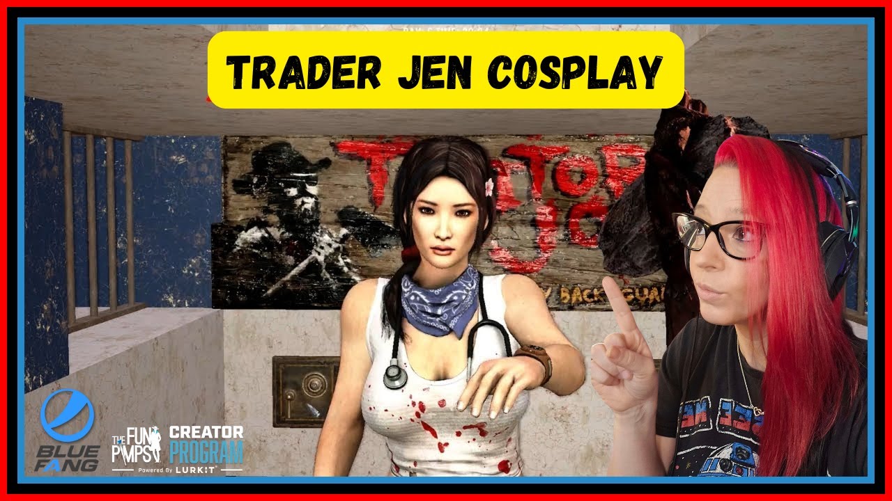 7 Days to Die Live | Cosplaying Trader Jen! Surviving Hordes ...