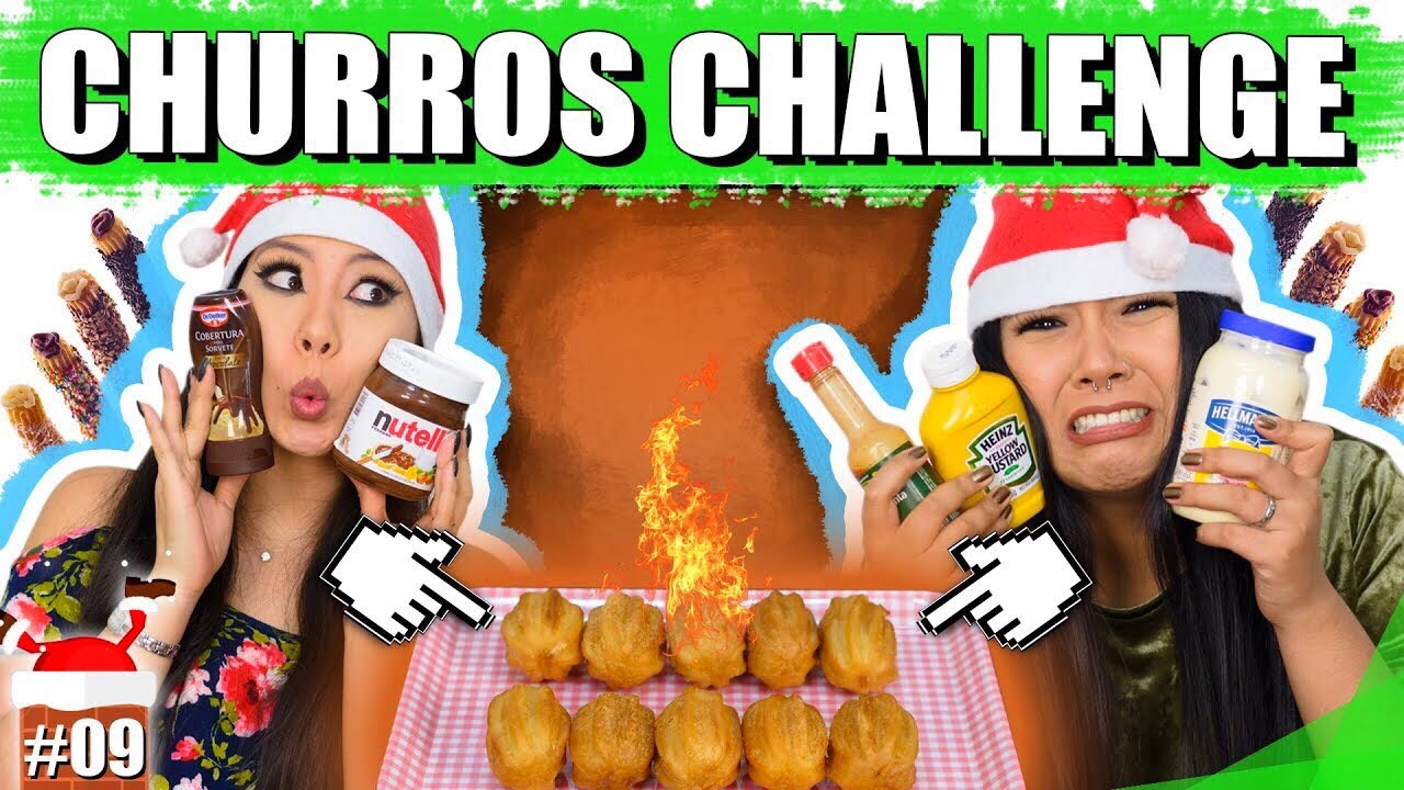 CHURROS CHALLENGE - Desafio com trollado #EspecialNatal | Blog das ...