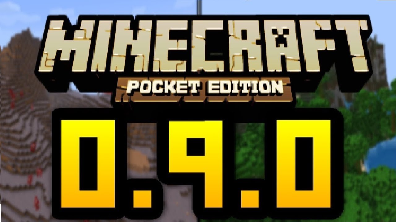 download minecraft pe alpha build 1_1 0.9.0 + gameplay - YouTube