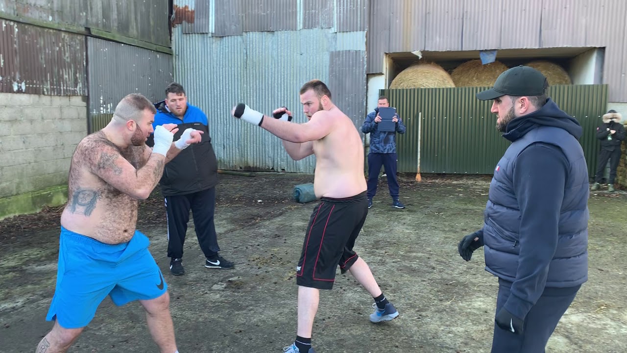 YOUNG JOE JOYCE VS ANTHONY ODONNELL FIGHT FIRST 5 MINS IRISH GYPSY ...