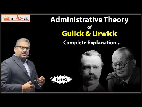 Gulick and urwick||part-02||गुलिक और उर्विक|| #motivation #ias #upsc #viralvideo #education #exam