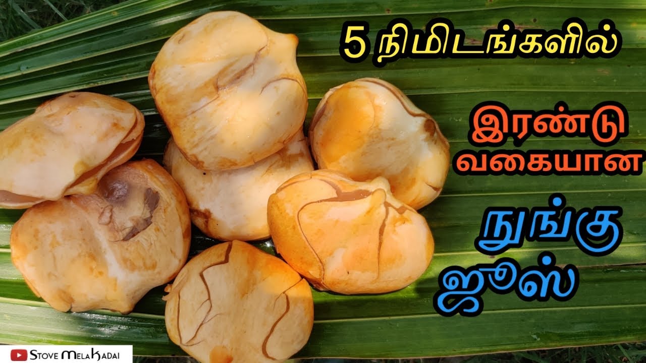 Nungu juice | நுங்கு ஜூஸ் | Summer drinks | 5 நிமிடங்களில் 2 வகையான ...
