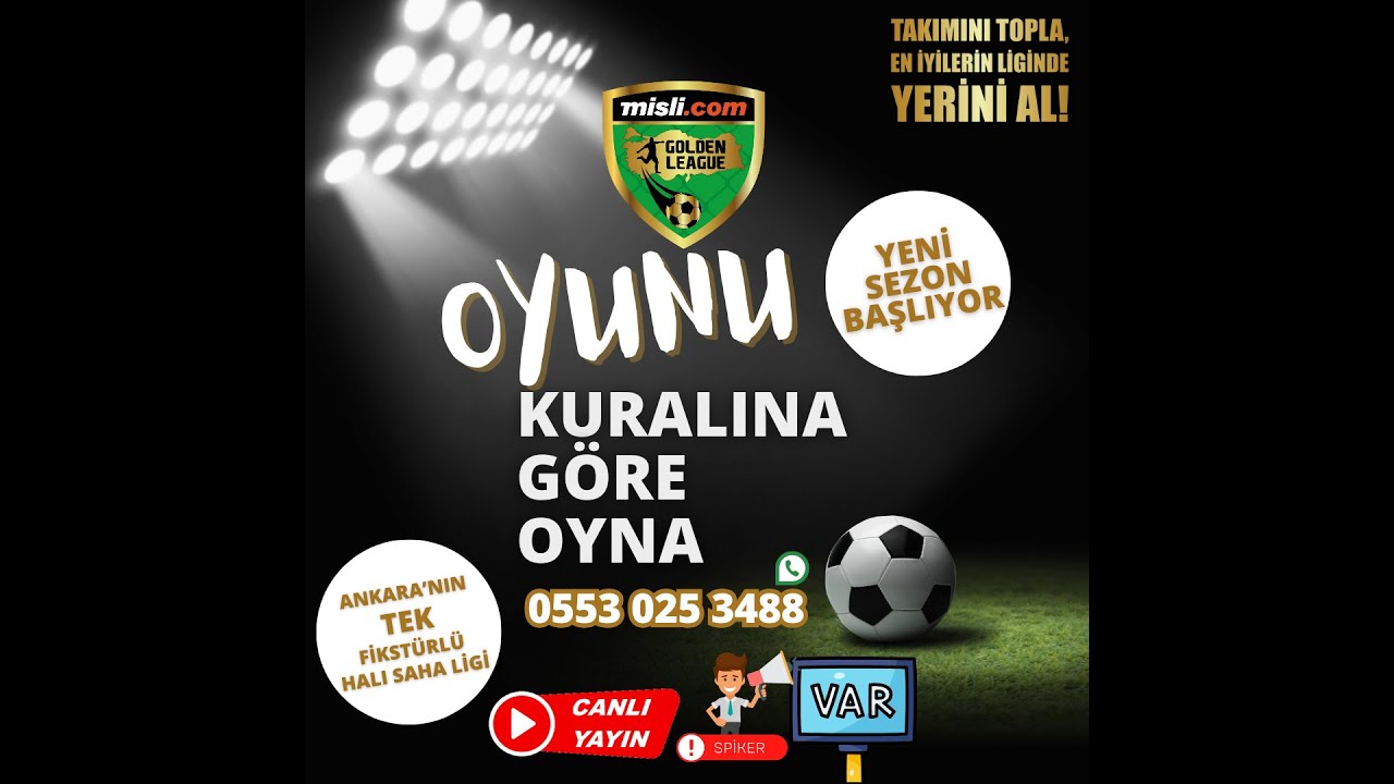 Misli.com Golden League Ankara / DRA-KULA FC - HERTAH ANKARA FC ...