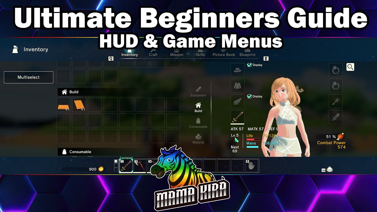 (Outdated) CRAFTOPIA - The Ultimate Beginner's Guide: Part Two - The HUD and Game Menus - YouTube