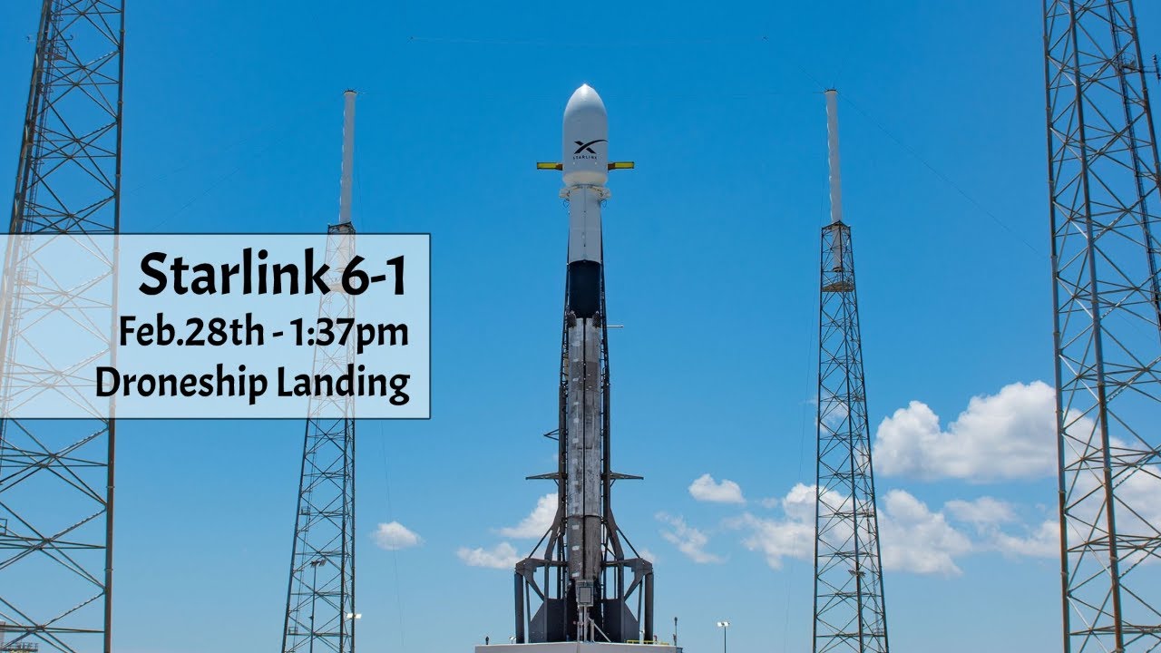 Launch of Starlink Group 6-1 - YouTube