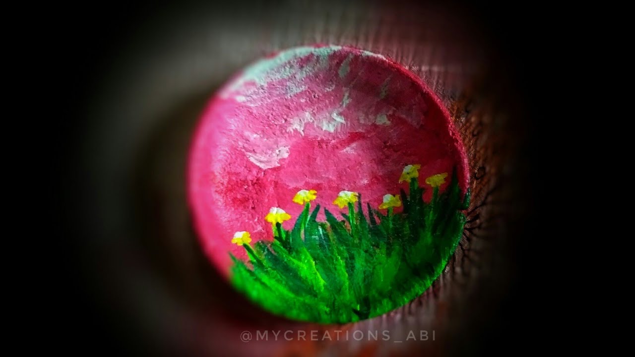 Painting scenery on object | painting | creativity |scenery painting ...