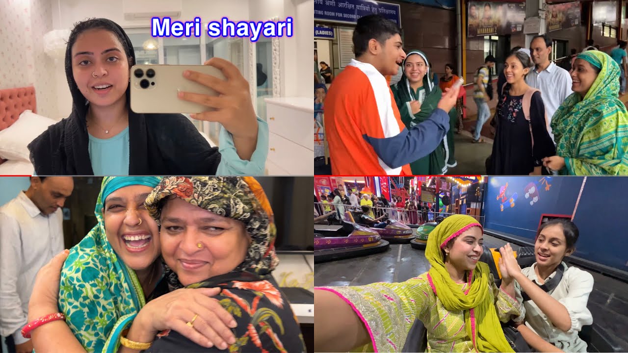 Sara aur Naja khala bhi aa gaye for shadi ki shopping 🥰 | vlog Realtime ...